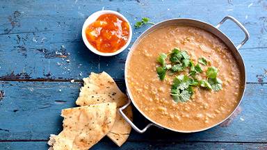 Indisk Daal - linsgryta med röda linser & curry | GoGreen